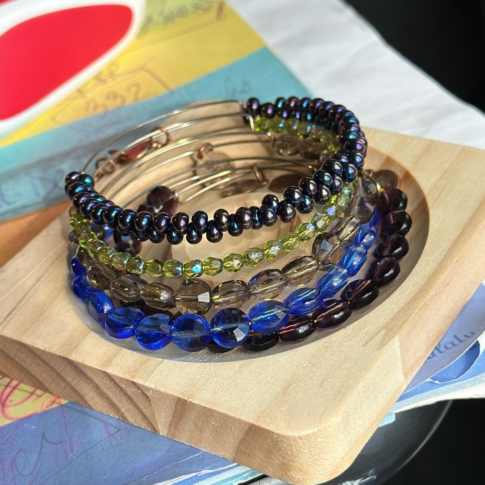 Alex And Ani Gemstone Bracelet Bundle - Gem